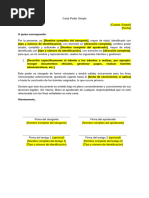 Carta Poder Simple Word | PDF