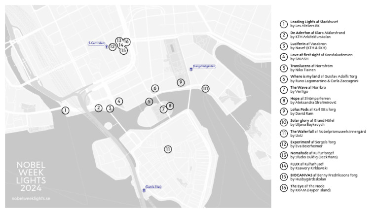 NobelWeekLights 2024 Maps | PDF