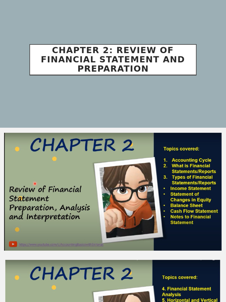 Chapter 2 Financial Statement Report Preparation | PDF