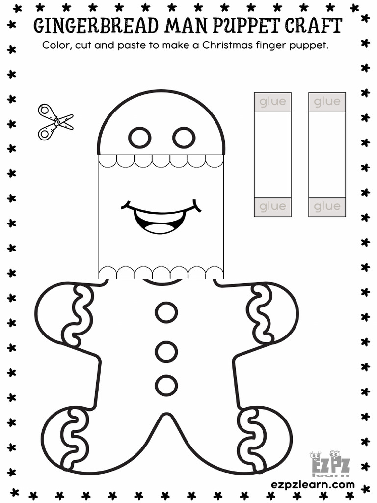 Gingerbread Man Puppet | PDF