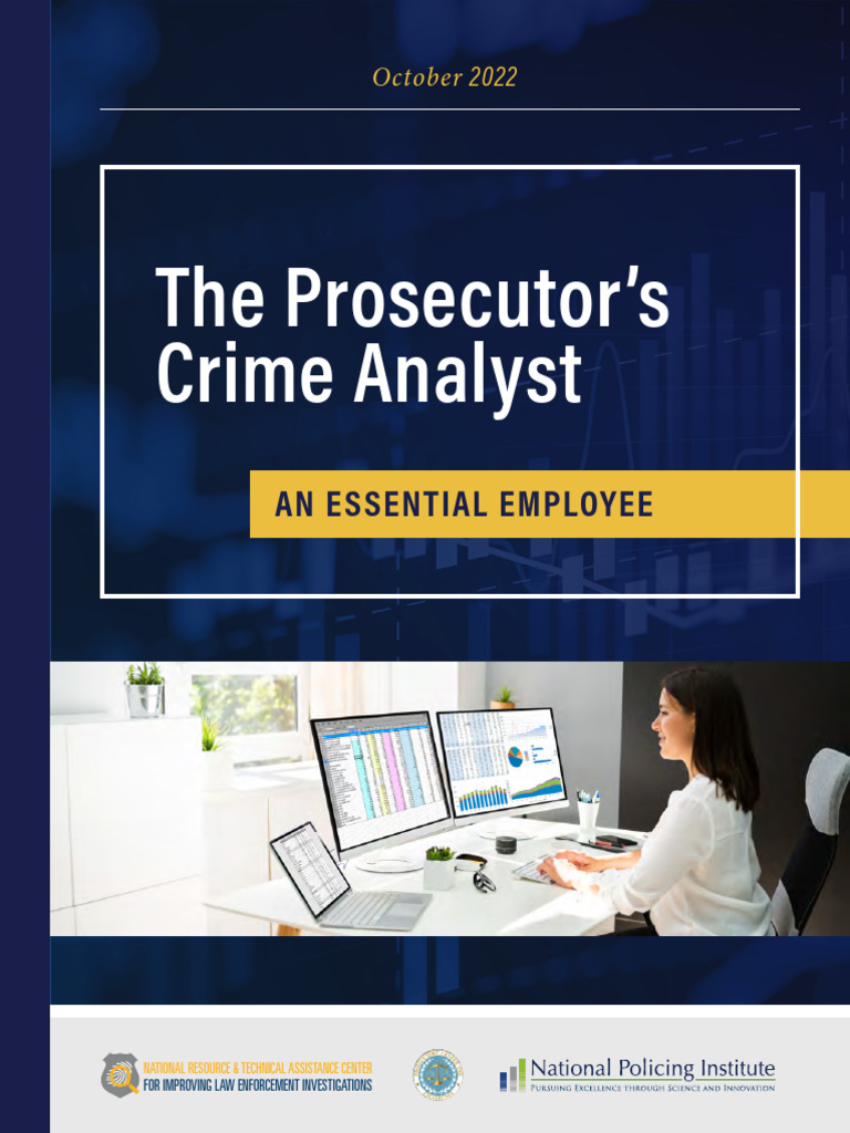 The Prosecutors Crime Analyst An Essential Employee PCE | PDF ...