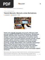 Rapi Atau Rapih - Ini Penulisan Yang Benar - Penerbit Deepublish | PDF