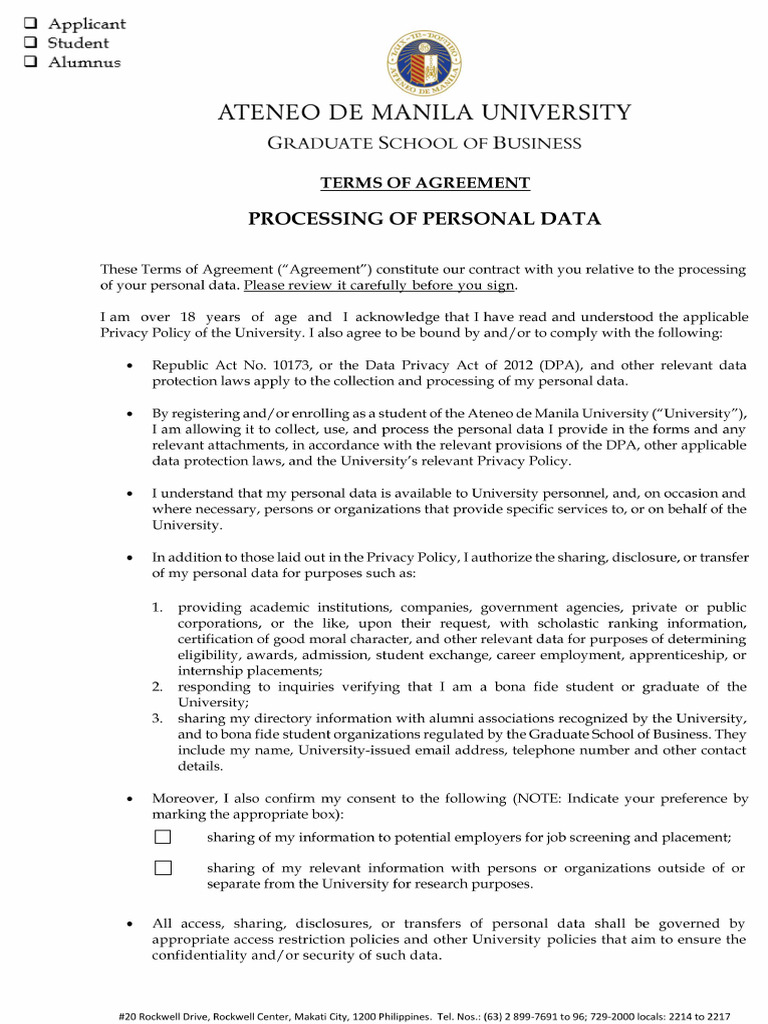 Personal Data Processing Agreement | PDF