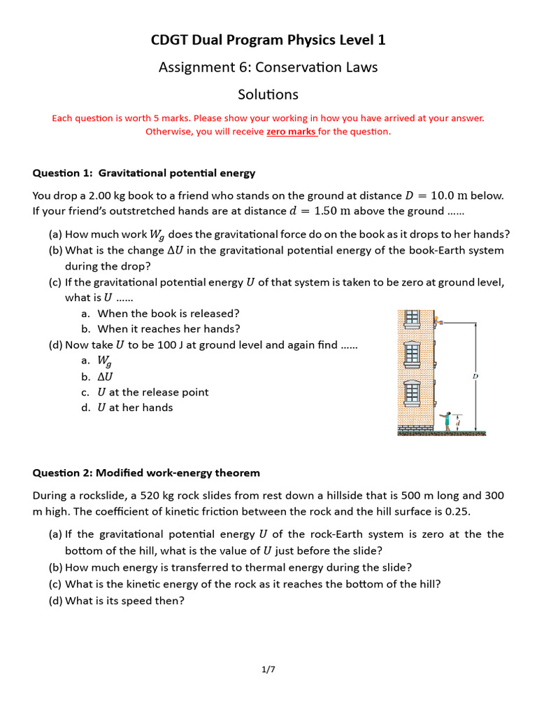 Assignment 6 Answer Key V2 | PDF | Collision | Momentum