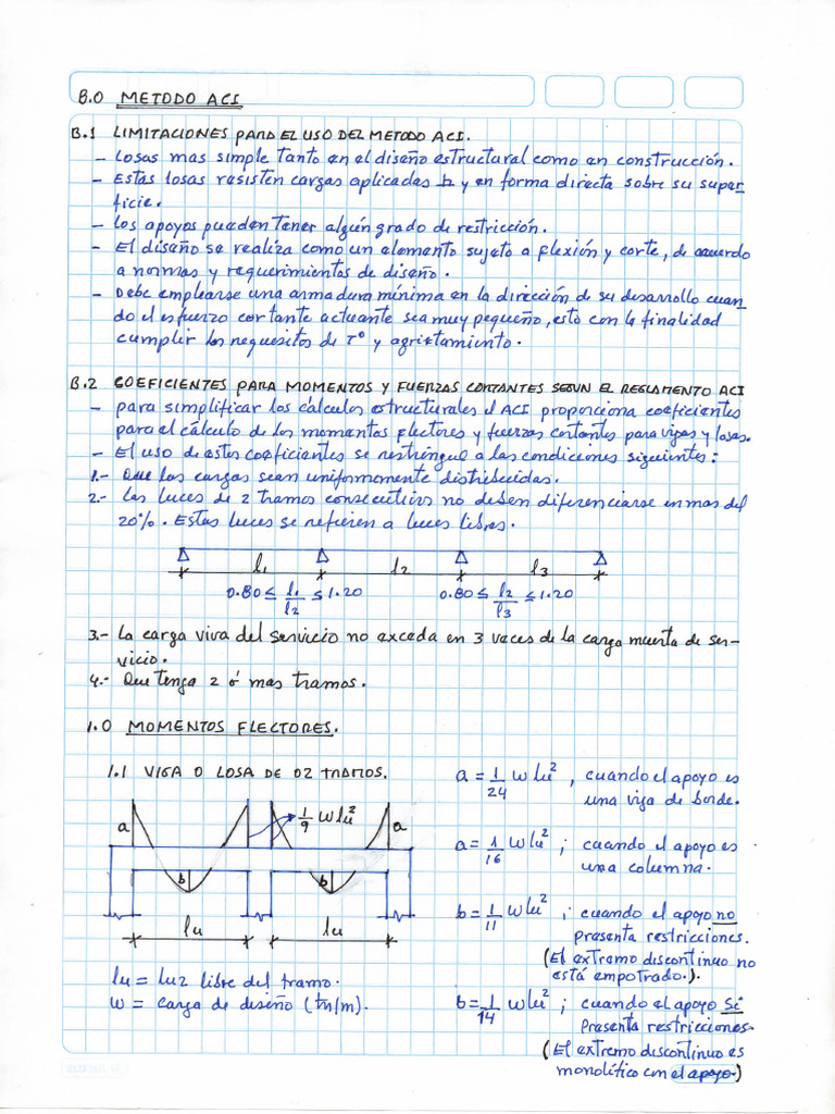 Losas - Metodo Aci | PDF