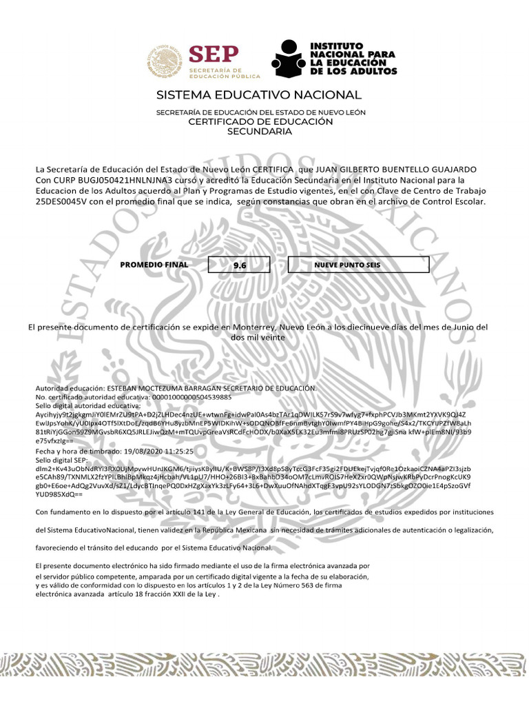 Juan Gilberto Buentello | PDF