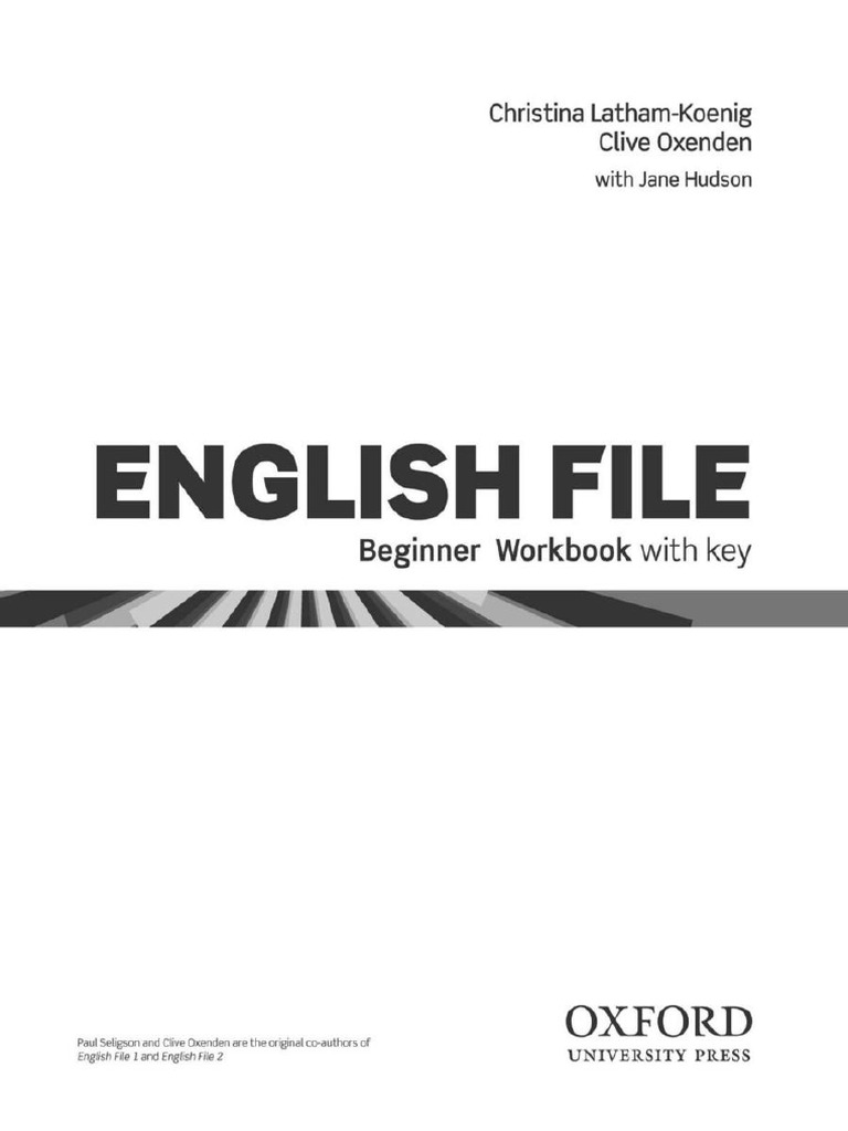 Toaz - Info English File 3 Beginner WB PR | PDF