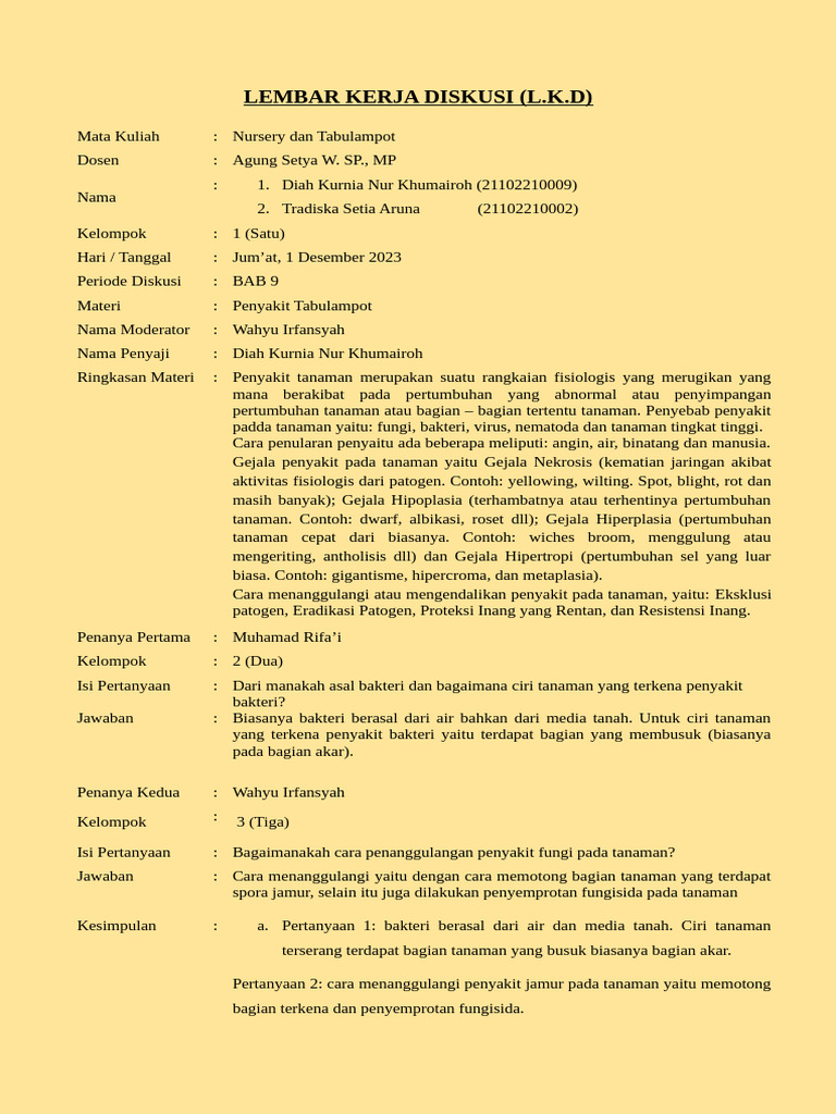 Lkd Ketik_bab 9 Nursery Dan Tabilampot | PDF