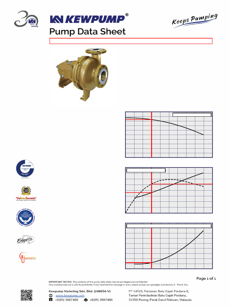 KSB SEL 40 Pump Data Overview | PDF | Pump | Fluid Dynamics