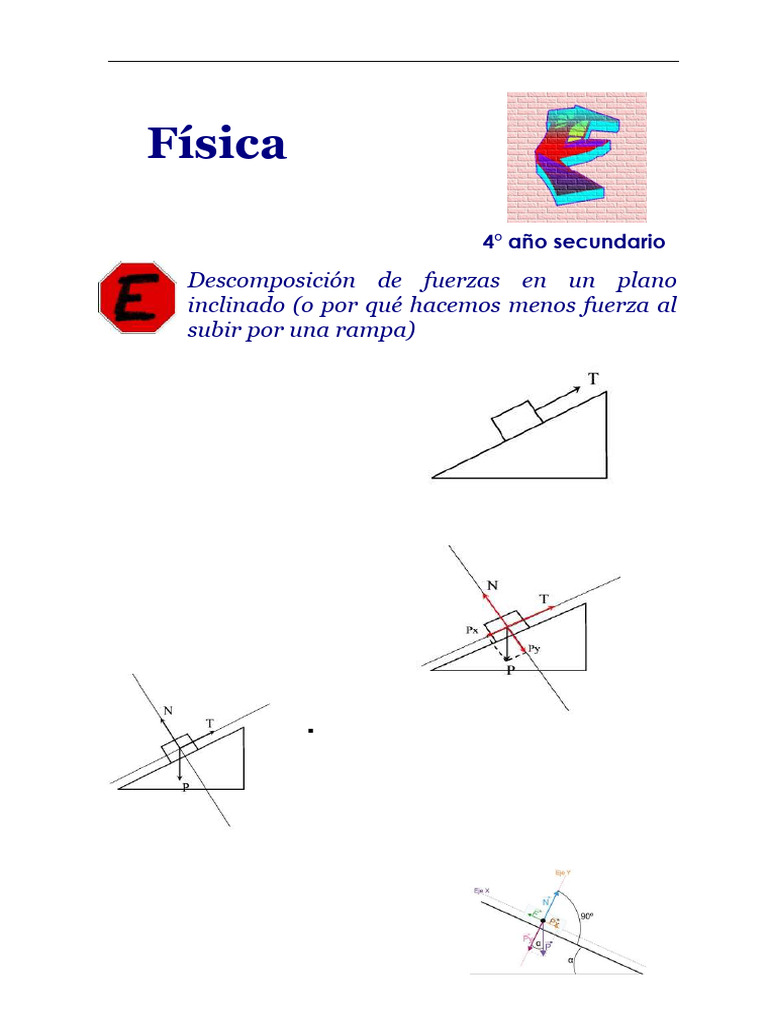 Plano Inclinado | PDF | Física | Mecanica clasica
