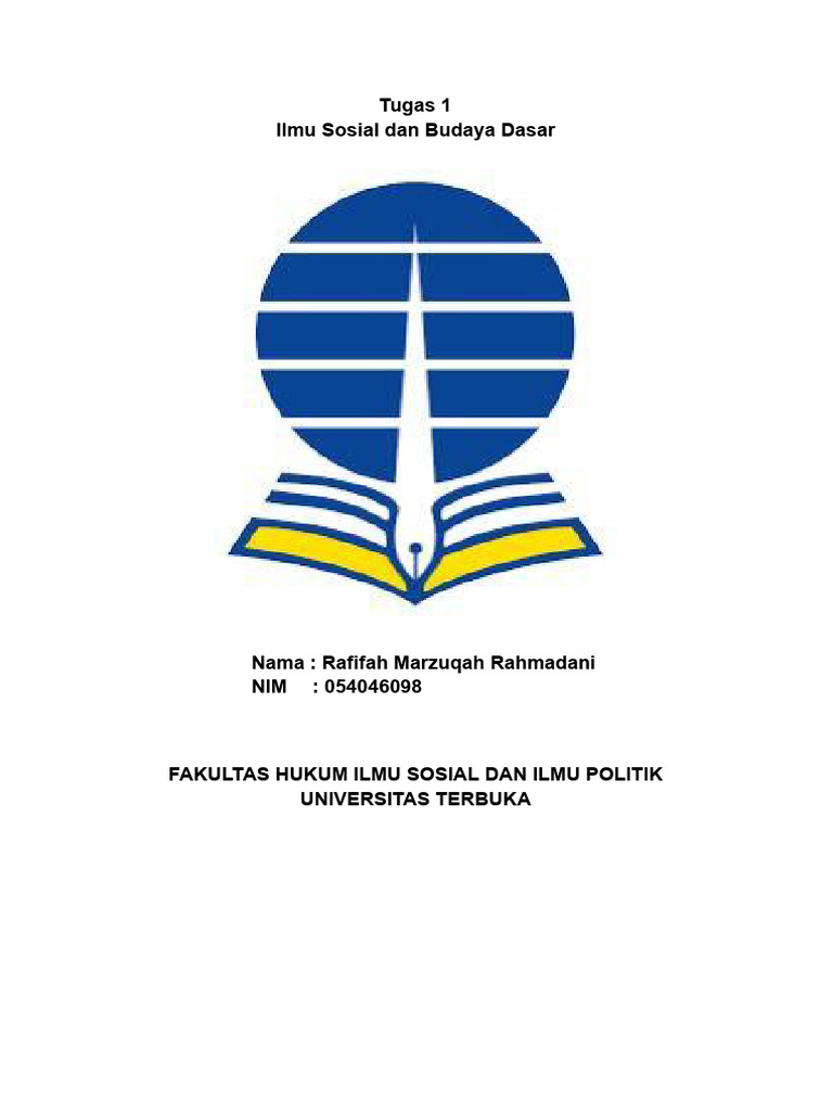 Tugas 1 Ilmu Sosial Dan Budaya Dasar | PDF