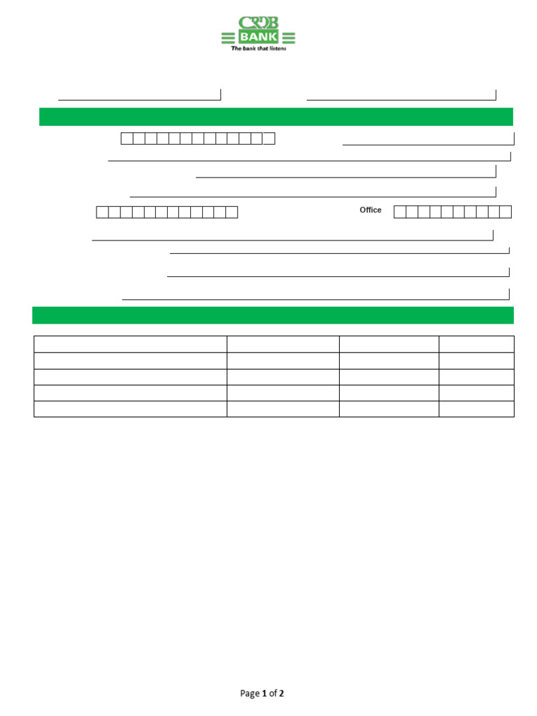 Dormant Account Activation Form | PDF | Signature