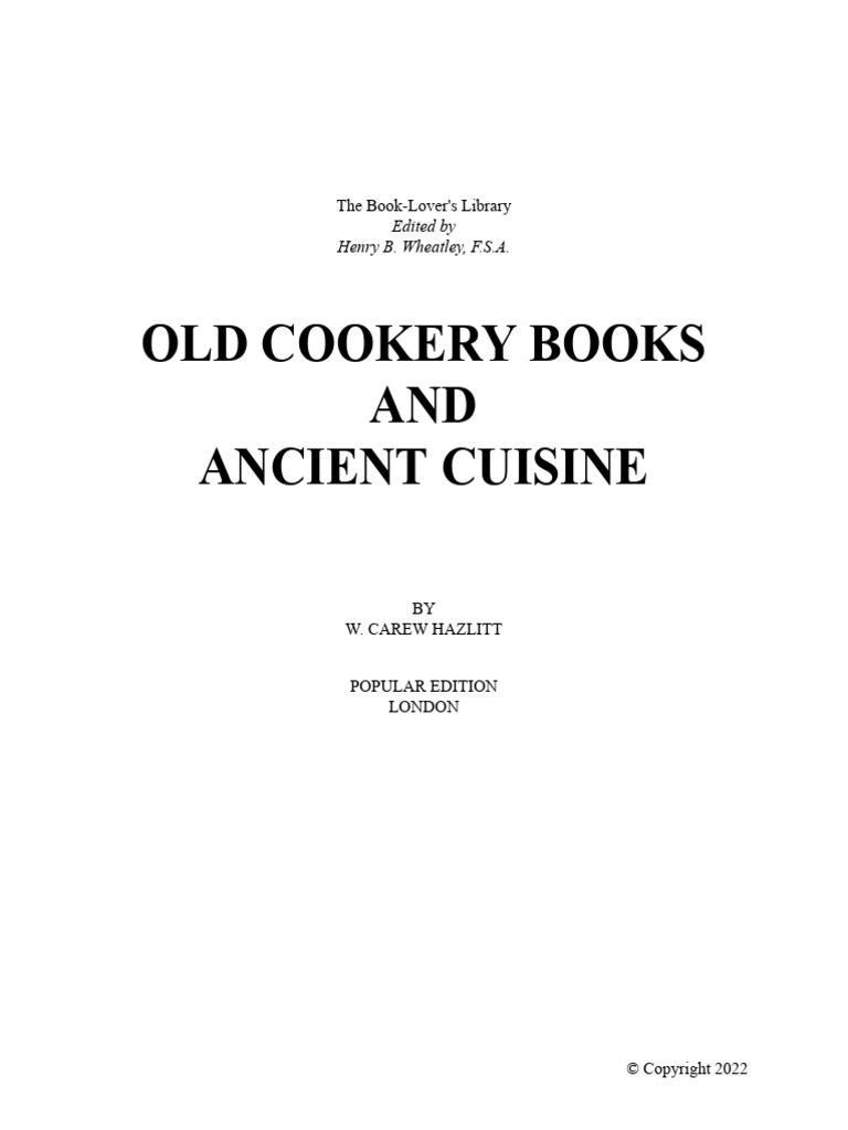 Ancient Cookery and Recipes Guide | PDF | Fruit Preserves | Hare