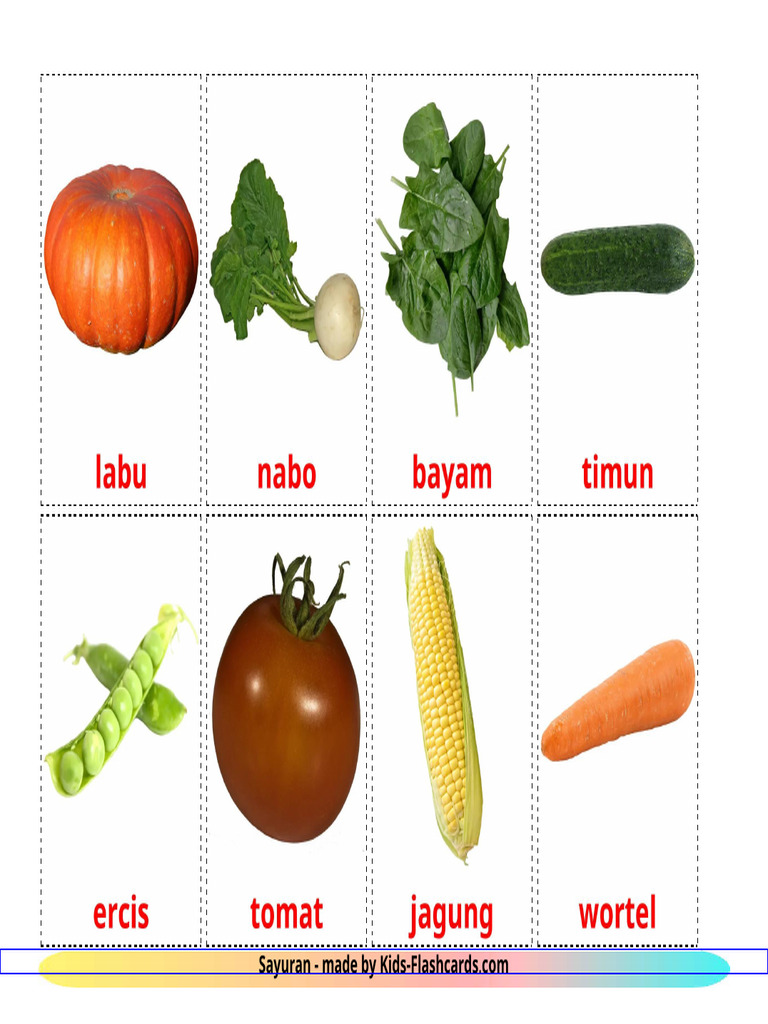 Sayuran 8 A4 | PDF
