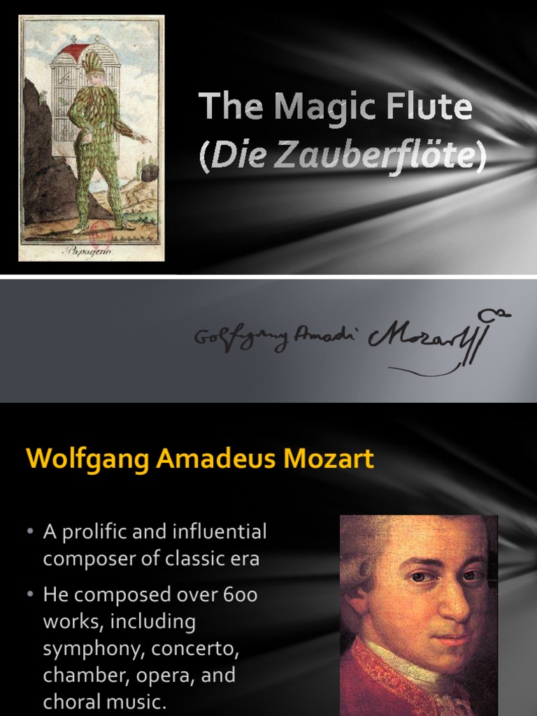 Mozart's The Magic Flute Overview | PDF
