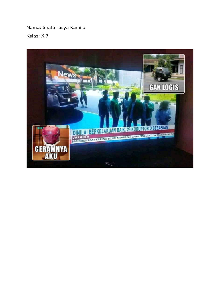 Nama: Shafa Tasya Kamila Kelas: X.7 | PDF