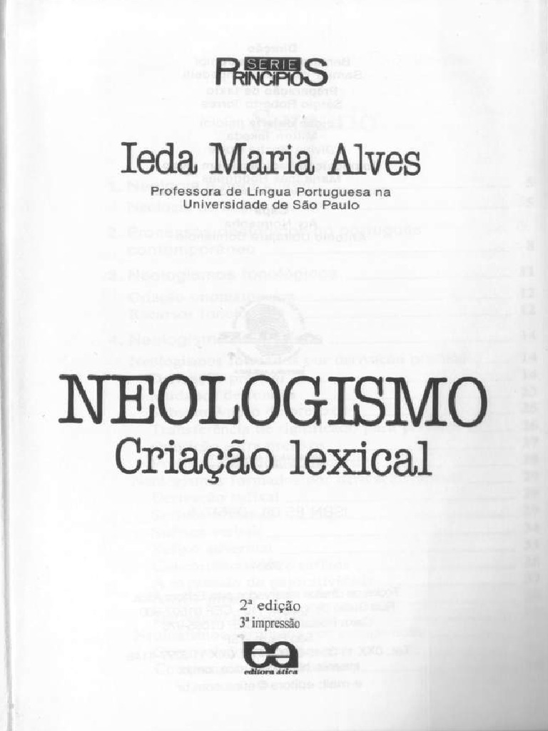 ALVES, Ieda Maria - Neologismo-Compactado | PDF