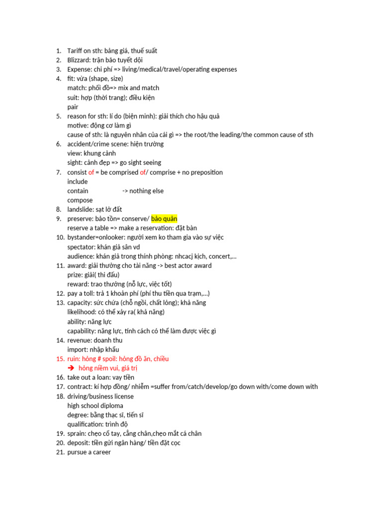 Confusing Words | PDF