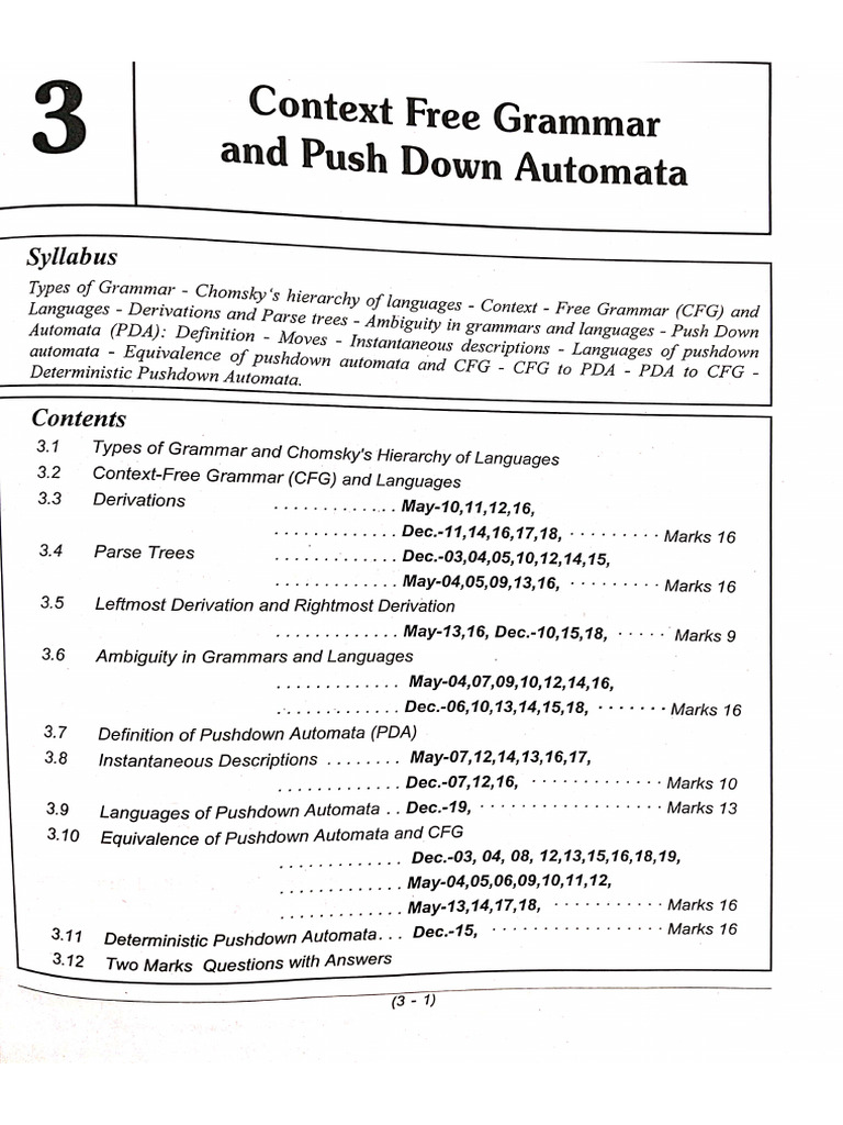 TOC Unit-3 | PDF
