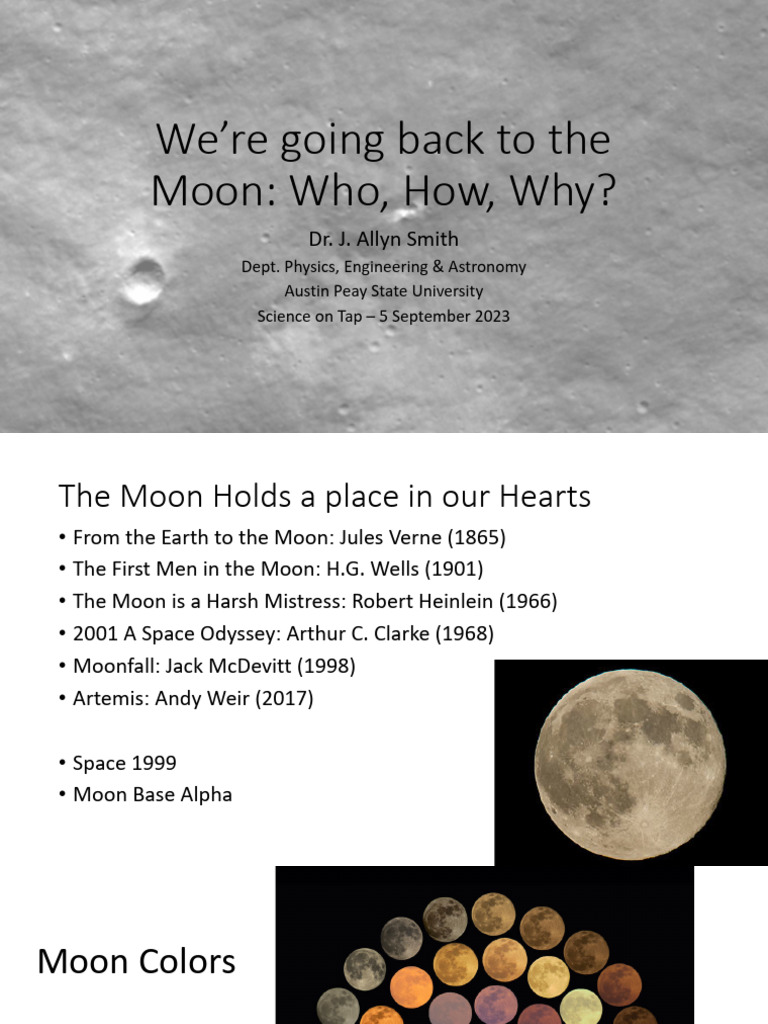 J Allyn Smith Back To The Moon | PDF | Moon | Lander (Spacecraft)