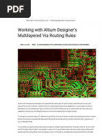 Setting Up & Running A Design Rule Check For Your PCB in Altium ...
