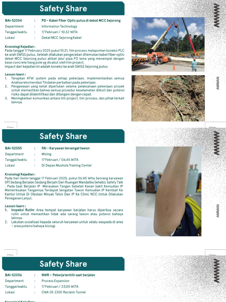 Daily Safety Share 19.02.2025 1 | PDF