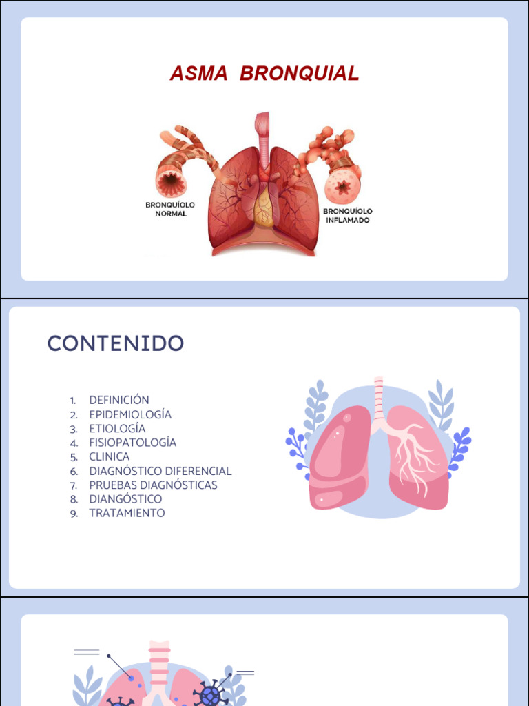 Guía Completa sobre Asma Bronquial | PDF | Asma | Tos