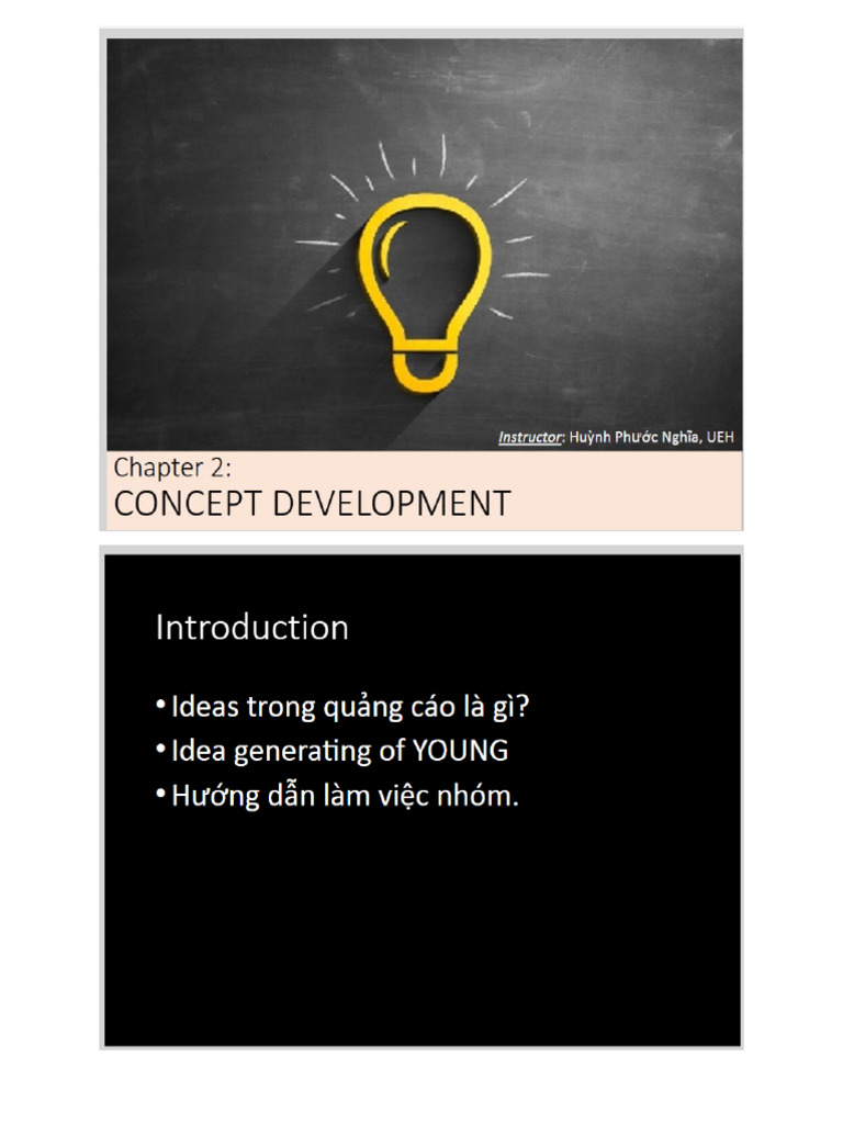 1 - Sáng Tạo Và Truyền Thông - Chapter 2 - Concept Development | PDF