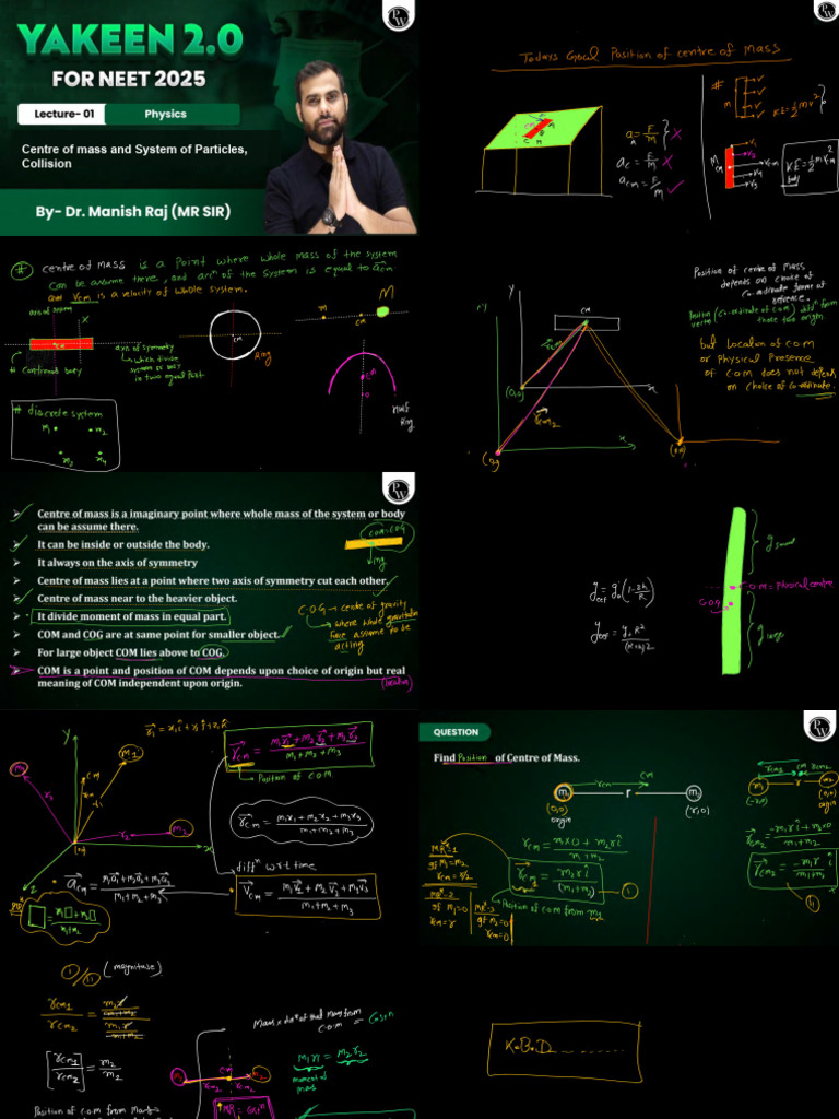 Centre of Mass | PDF