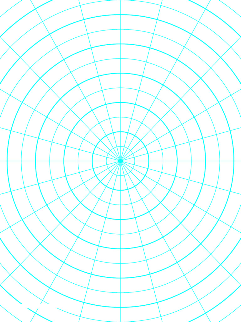 Polar Graph Paper 2 | PDF