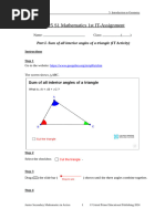 Area of Triangle: 1/2abSin(C) Worksheet | PDF | Area | Triangle
