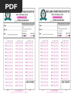 100 Questions OMR Sheet (1) | PDF | Office Equipment | Optical ...