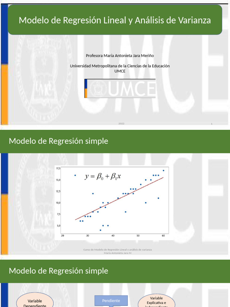 Clase No1 Modelos Regresion Lineal Multiple Video 1 | PDF | Regresión lineal | Análisis de regresión