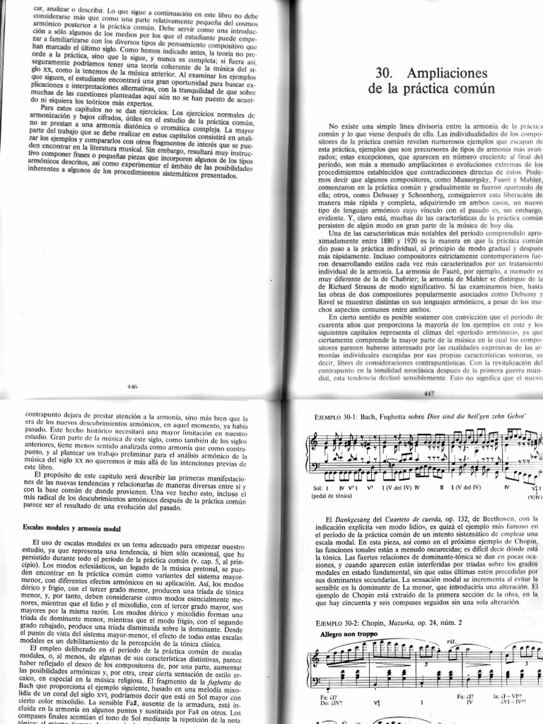 30.ampliaciones de La Práctica Común | PDF | Elementos de la música ...