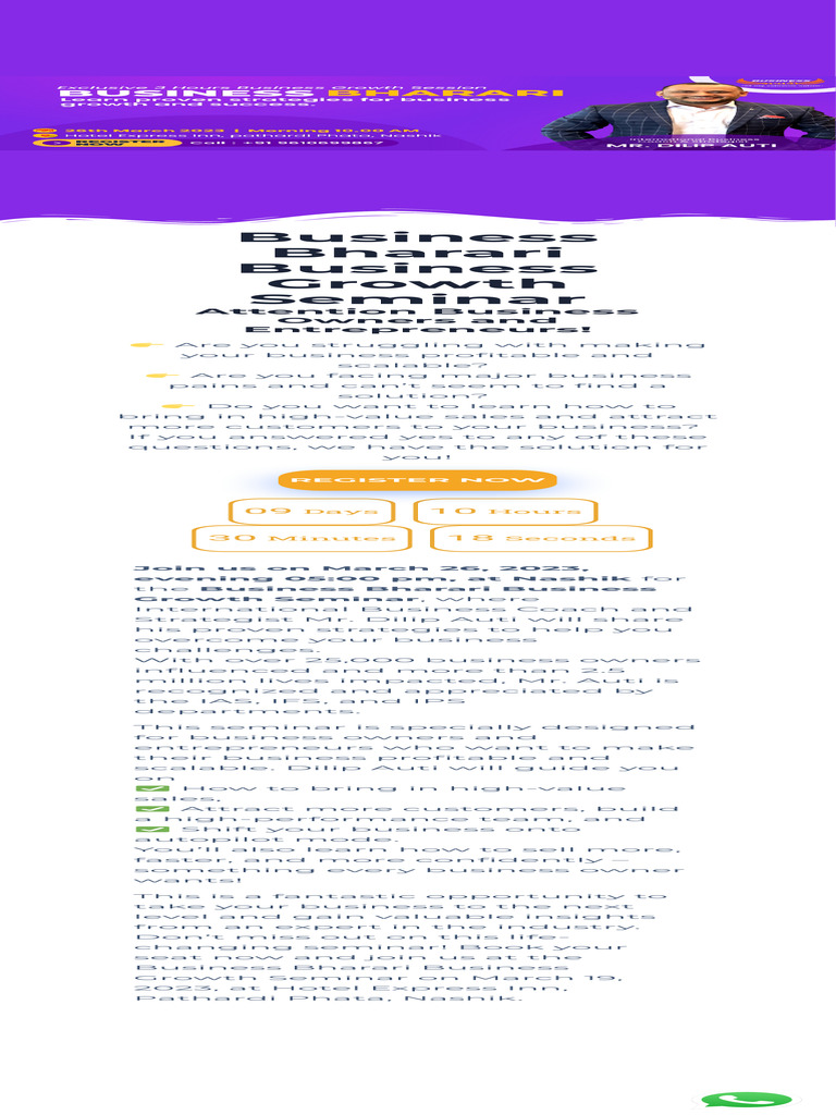 Business Bharari - Nashik - Dilip Auti | PDF