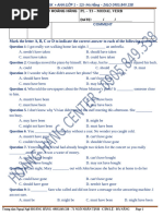 HSK 4 Mock Test Overview | PDF