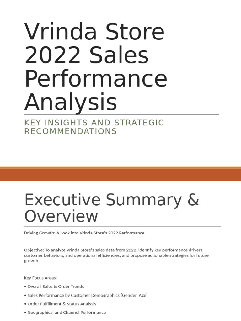 Vrinda Store 2022 Sales Analysis JATIN | PDF