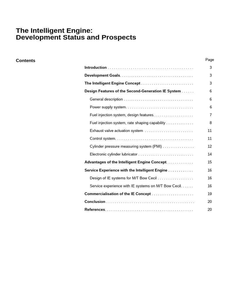 The Intelligent Engine Development Status and Prospects | PDF | Fuel ...
