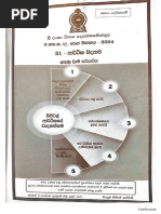 2024 AL Combined Maths Paper Sinhala Medium | PDF