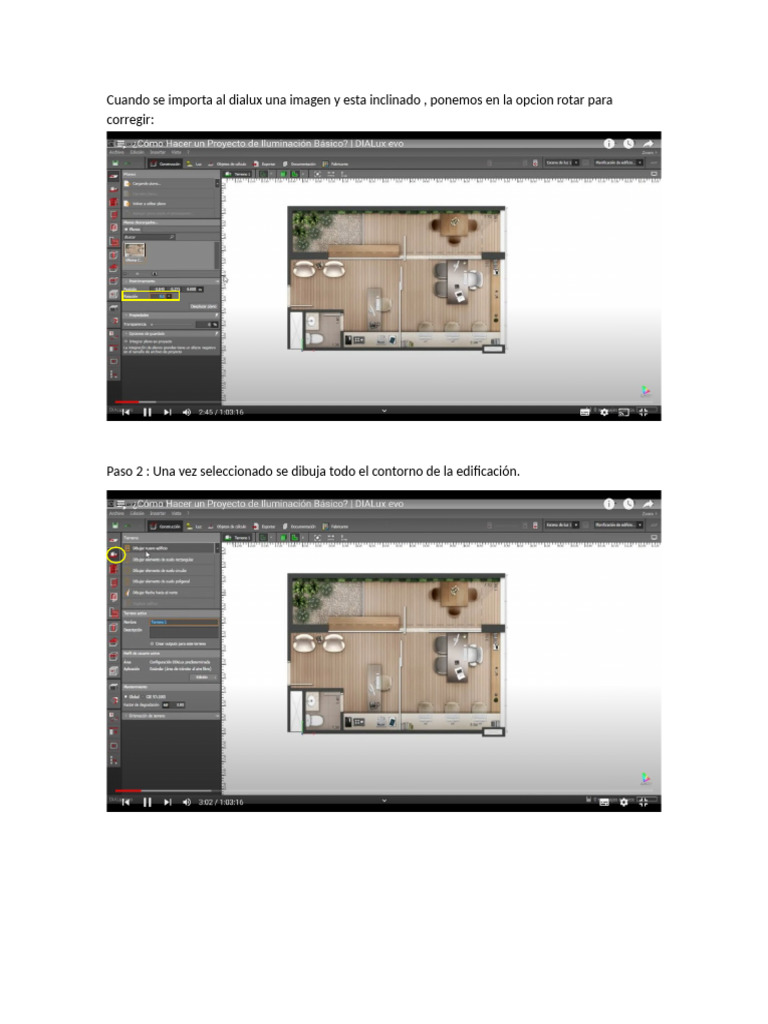 Tips de Dialux Evo 9.1 - Erick | PDF