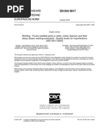 Iso 5817 2014 en PDF | PDF | Nondestructive Testing | Welding