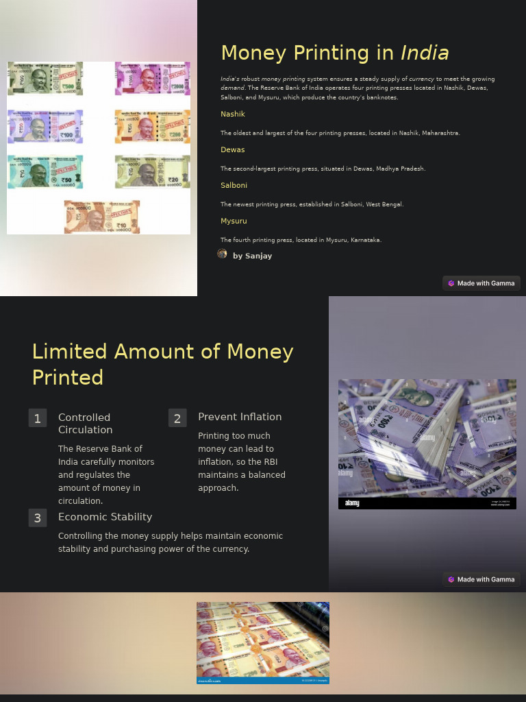 Money Printing in India | PDF | Money | Reserve Bank Of India