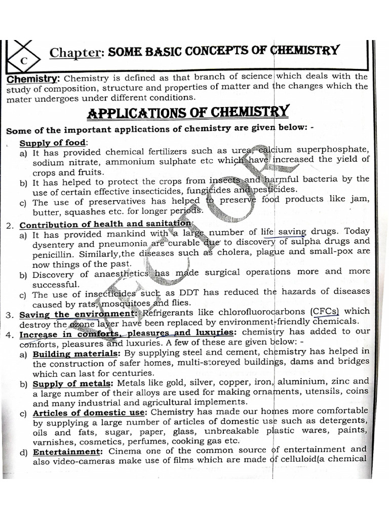 Basic Concepts of Chemistry12 | PDF