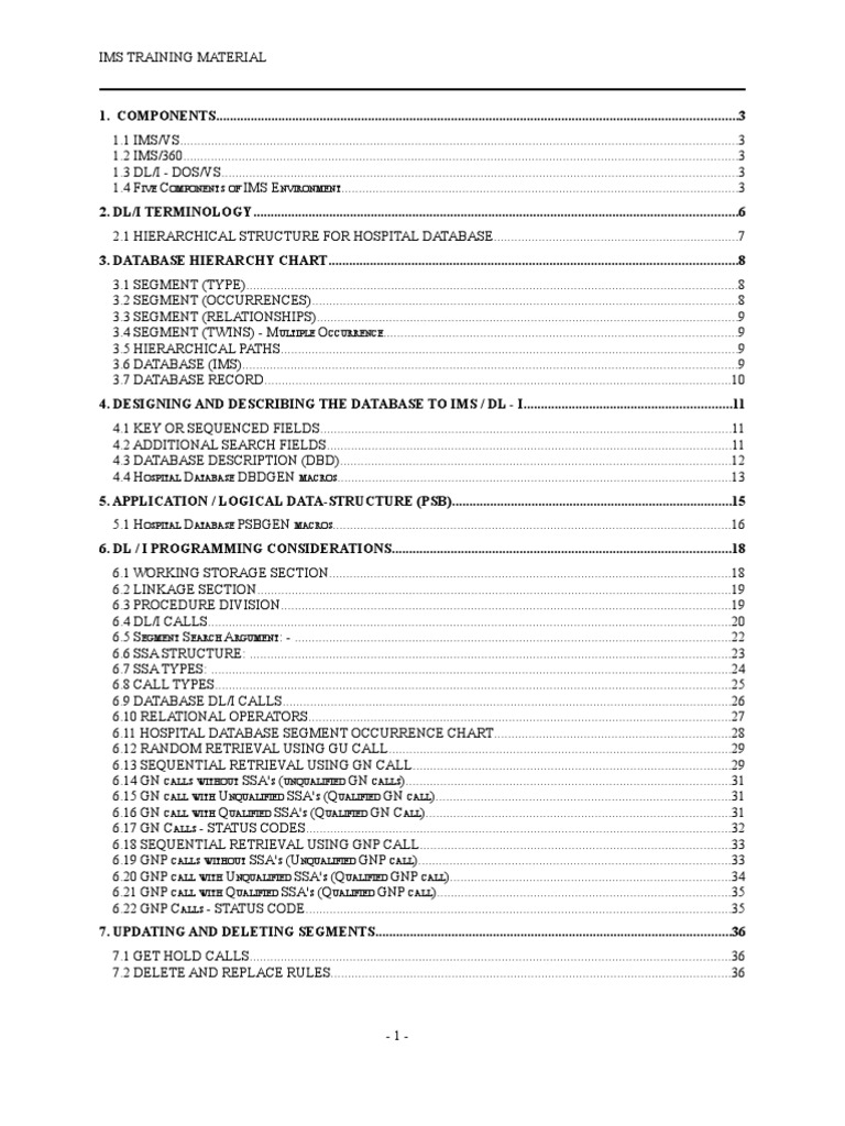 IMS Basics | PDF | Hierarchy | Databases