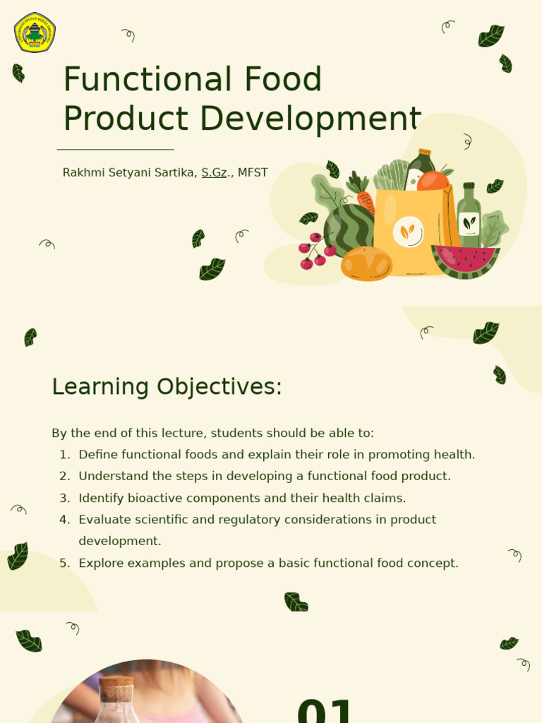 Functional Food Product Development | PDF | Nutraceutical | Probiotic