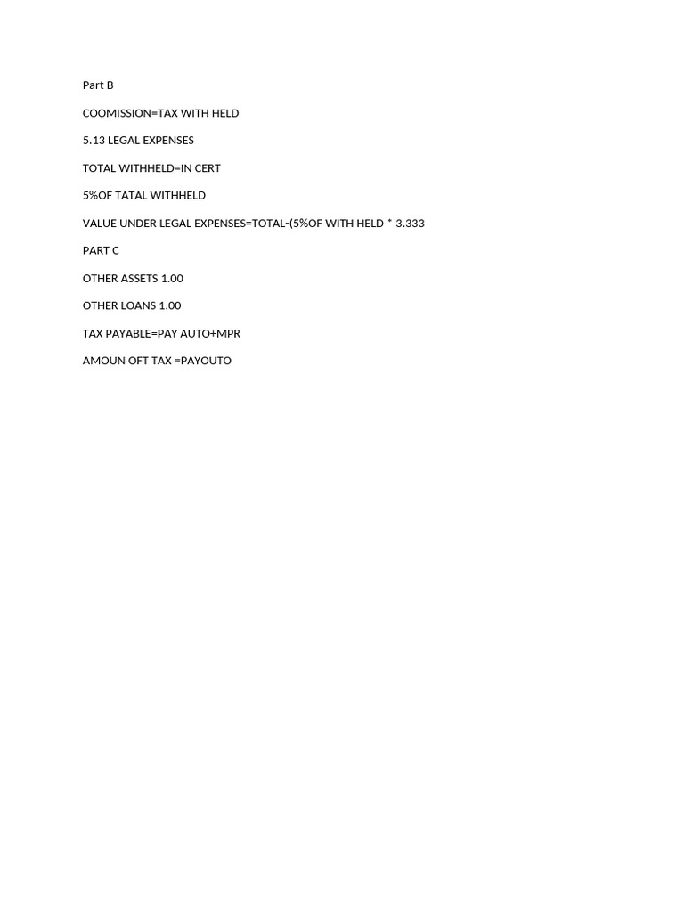 Withholding Tax | PDF