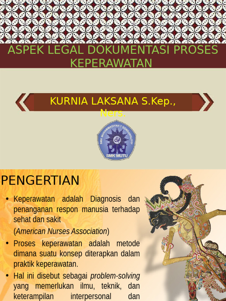 Aspek Legal Dokumentasi Proses Keperawatan | PDF