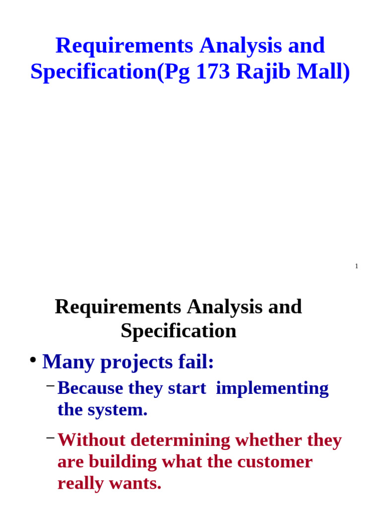 7.requirement Analysis and Specification | PDF | Specification ...