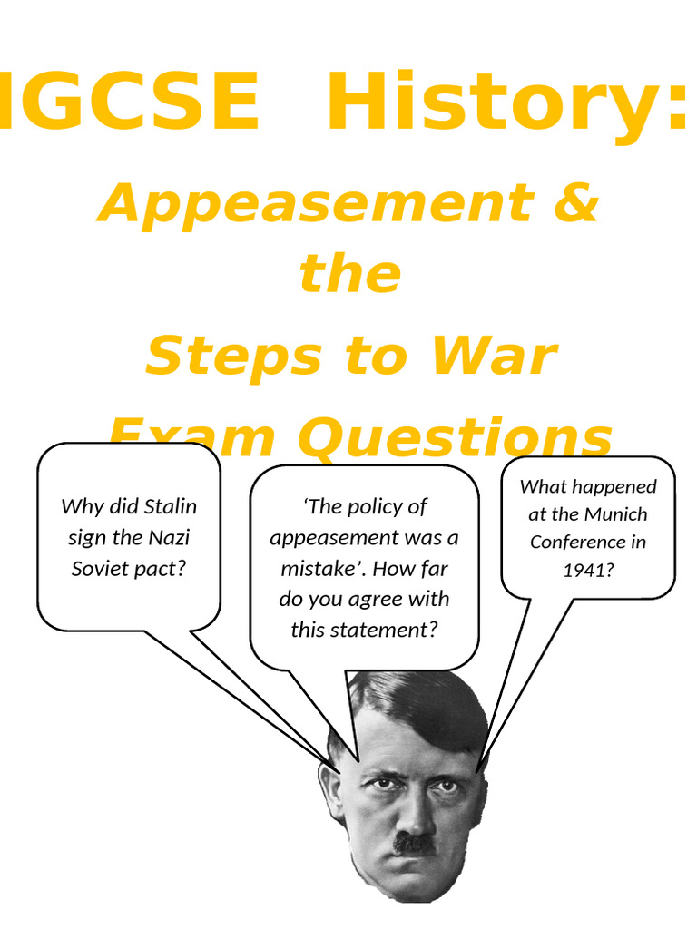 Examining the Policy of Appeasement | PDF | Adolf Hitler | Nazi Germany