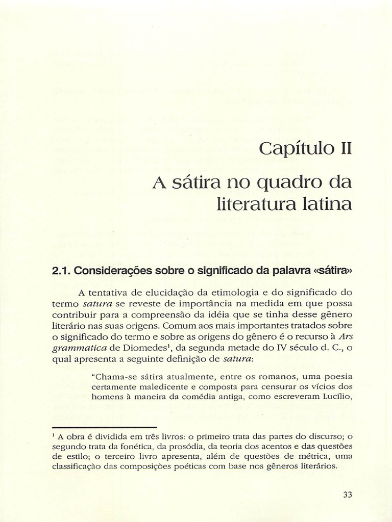 Sátira Latina (Vitorino) | PDF